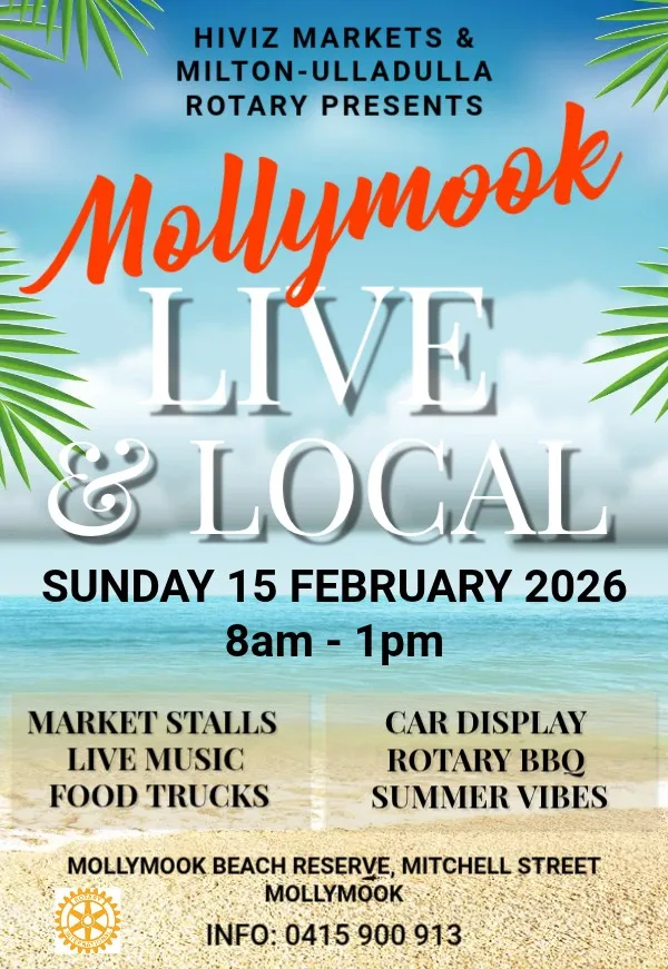 Event Calendar for the South Shoalhaven | Mollymook, Milton, Ulladulla ...